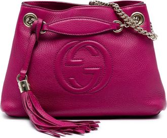 Gucci Shopper - Small Leather Soho Chain Tote - Gr. unisize - in Gold - für Damen