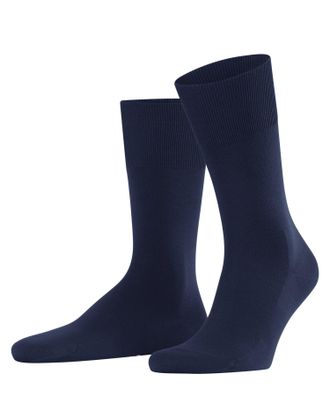 Falke Herren Socken ClimaWool M So Wolle Lyocell einfarbig 1 Paar, Blau Royal Blue 6000, 47-48