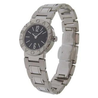 Bulgari Pre-owned Stainless Steel Quartz Bb23Ss - Femme - Pre-owned - Noir - Taille: ONE Size