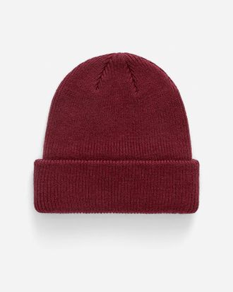 Arket Beanie Aus Wolle Und Baumwolle -Rot