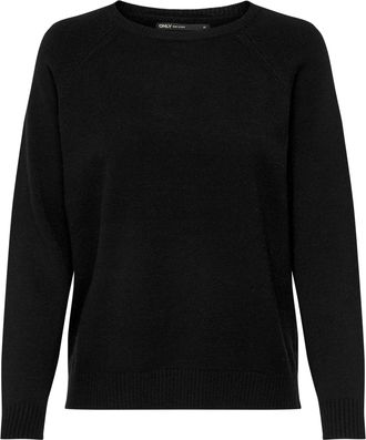 Only Damen ONLLESLY Kings L/S Pullover KNT Langarm Strickpullover, Black Beauty, XXL