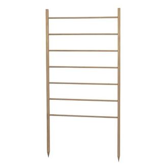 WINDHAGER Holz Rankleiter, Kiefernholz, 60 x 120 cm, Rankhilfe, Rankgitter, Pflanzenst&uuml;tze, Kletterhilfe f&uuml;r Pflanzen, Rankger&uuml;st, ideal f&uuml;r Garten- und Hochbee