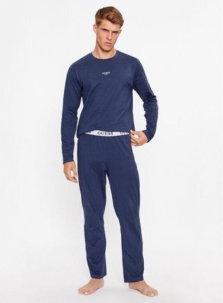 Guess Pyjama U2BX00 KBZG0 Blau Regular Fit