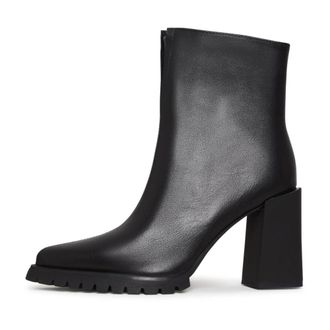 Cesare Gaspari Klassische Stiefeletten - Schwarz - - Shoes - Damen - Schwarzk - 36 EU