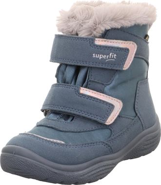 Superfit M&auml;dchen Crystal Warm Gef&uuml;tterte Gore-tex Blau 8030 Stiefel, Blau 8030, 34 EU