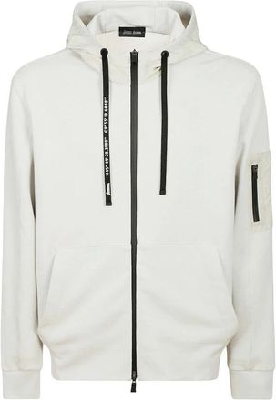 Herno Homme, Sweatshirts et sweats &agrave; capuche, Gris, Taille: 2XL Hooded SweaT-shirt