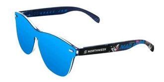 Northweek Regular Lunettes de Soleil, Ice Blue Polarized · Black, Taille Unique Mixte