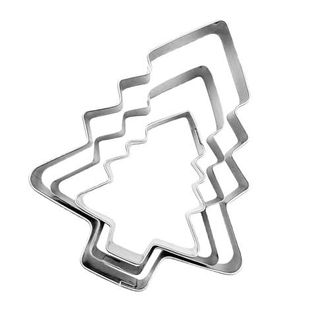 Generic Emporte-biscuits pour sapin de No&euml;l - Moules &agrave; biscuits pour la cuisson de No&euml;l, ensemble de tampons &agrave; biscuits de No&euml;l avec moules en forme darbre et