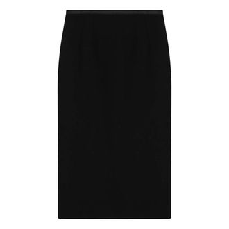 Dolce & Gabbana Schwarze R&ouml;cke aus Wolle und Seide - - Skirts - Damen - Schwarzk - M