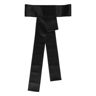 Dolce & Gabbana Schwarzer Taillenbreitg&uuml;rtel aus Satin - - Accessories - Damen - Schwarzk - 2XS
