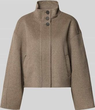 someday Jacke aus Woll-Mix mit Stehkragen Modell Varielle