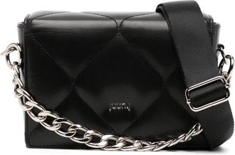 Juun.J Schultertasche aus Leder - Schwarz