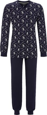 Ringella Pyjama mit V-Ausschnitt Farbe Dark Navy, Größe 54
