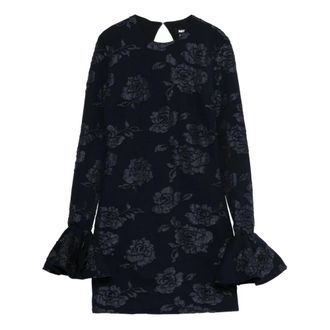 Rotate Floral-Motiv Minikleid - - Dresses - Damen - Blau - S