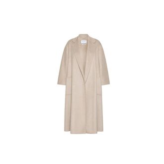 Max Mara Single-Breasted Manteaux - Femme - Manteaux - Brun - Taille: 36 FR