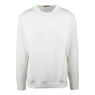 Daniele Fiesoli Homme, Pulls, Blanc, Taille: XL Maglioncino Girocollo
