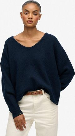 Superdry Strickpullover BRUSHED OS V NECK JUMPER