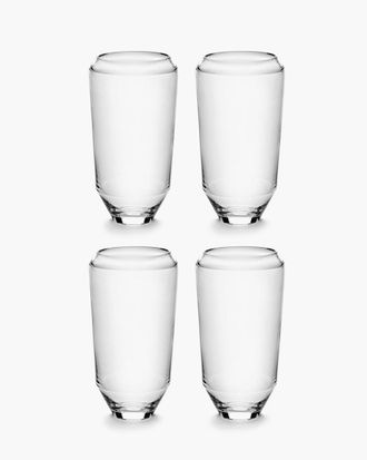 Serax Ann Demeulemeester - Universal Glass Transparent Lee - Set 4 pcs