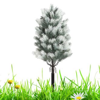 Generico K&uuml;nstliche Zedernb&auml;ume - UV-best&auml;ndige Laubpf&auml;hle f&uuml;r den Boden, gef&auml;lschte Pflanzen f&uuml;r den Au&szlig;enbereich, Dekoration der Veranda, f&uuml;r Zuhause, Garten