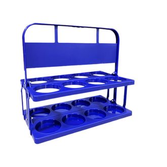 Generico Bierkorb - tragbare Getr&auml;nkekiste - Weinhalter f&uuml;r Getr&auml;nke mit 8 faltbaren Paketen mit Griff, wiederverwendbarem Service und Aufbewahrungsboxen f&uuml;r g