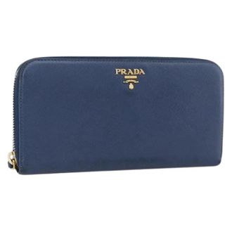 Prada Pre-owned Vintage Long Wallet - - Pre-owned - Damen - Blau - ONE SIZE
