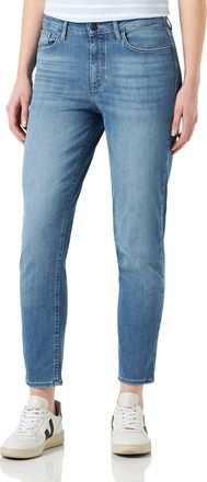 Camel Active Damen 5-Pocket Jeans in Straight Fit Blau, womenswear-26/32