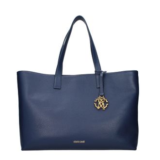 Roberto Cavalli Femmes Sacs &agrave; bandouli&egrave;re en cuir bleu