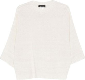 Fabiana Filippi Pull Col Rond - Beige