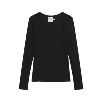Munthe Langarm-T-Shirt - - Tops - Damen - Schwarzk - S