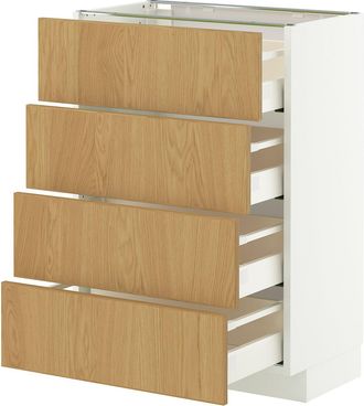 IKEA METOD / MAXIMERA Unterschr., 4 Fronten/4 Schubladen