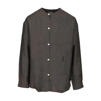 Jacquemus Kragenloses Hemd - - Shirts - Herren - Grau - XL