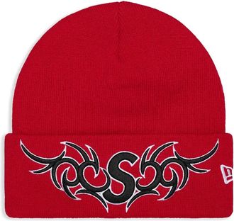 SUPREME x New Era bonnet Tribal S - Rouge