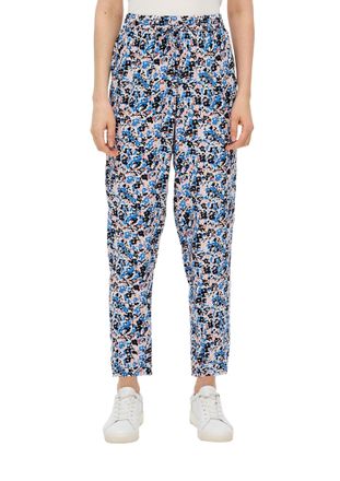 s.Oliver Schlupfhose aus Reiner Viskose mit Tapered Leg