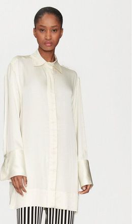 Day Birger Et Mikkelsen Hemd Lea-Solid DAY65243793 Écru Regular Fit