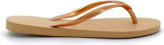Havaianas Femme, Chaussures, Jaune, Taille: 35 EU Slim Flip Flops