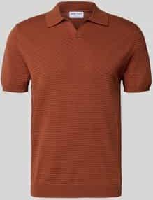 Antony Morato Poloshirt mit gerippten Abschl&uuml;ssen