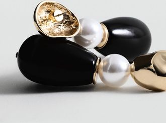 Mango Kombinierte H&auml;ngeohrringe gold - Damen - Einheitsgr&ouml;&szlig;e - MANGO