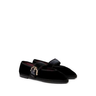 Flabelus Ballerines &agrave; boucle Sophie en velours