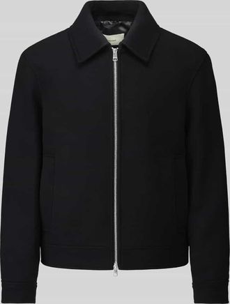 Selected Blouson aus Woll-Mix mit Zweiwege Rei&szlig;verschluss