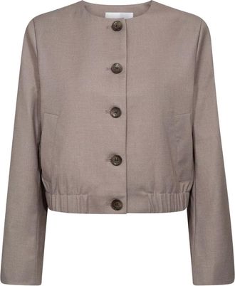 Co'Couture Femme, Vestes, Brun, Taille: 40 FR Vestes L&eacute;g&egrave;res