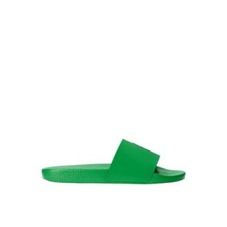 Ralph Lauren Herren Slide Sandalen- Synthetisches Material - - Shoes - Herren - Gr&uuml;n - 40 EU