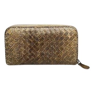 Bottega Veneta Portefeuille Intrecciato Pre-owned - Femme - Pre-owned - Brun - Taille: ONE Size
