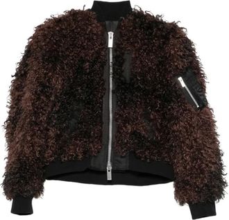 sacai Damen, Jacken, Braun, SGr&ouml;&szlig;e