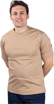 Circolo 1901 Homme, Tops, Beige, Taille: 2XL T-shirt ras du cou