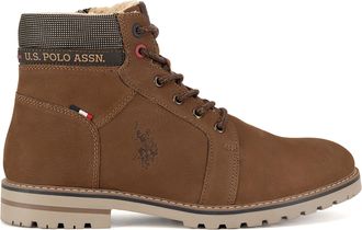 U.S.Polo Association Schnürstiefeletten U.S. Polo Assn. POLY001M/DLT1 Braun