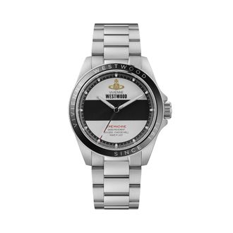 Vivienne Westwood Uhr - Quarzuhr The Blackwall - Gr. unisize - in Silber - f&uuml;r Damen