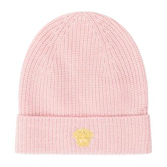Versace unisex, Accessoires, Rose, Taille: L Medusa Embroidered Beanie
