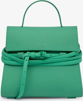 Moschino Petit sac &agrave; main Moschino Tie Me - Vert