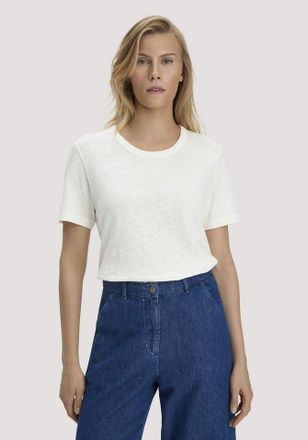 Hessnatur T-Shirt aus Leinen und Bio-Baumwolle (1-tlg)