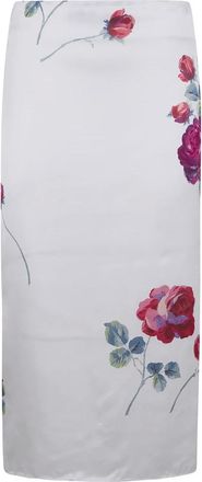 N&deg;21 Femme, Jupes, Multicolore, Taille: 34 FR Canvas Midi Skirt